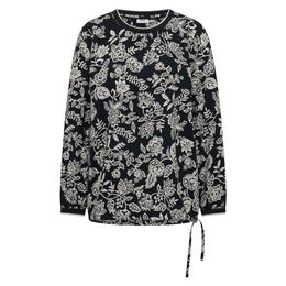 Cecil Shirt female size M Navy / Off white