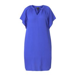 Ulla Popken Kleid Damen Gr&ouml;&szlig;e 62/64 azur Sommerkleid