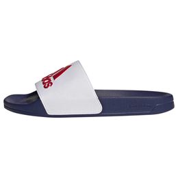 adidas Sportswear Mules 'Adilette' male size 43 Navy / bright red / White