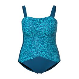 Ulla Popken Badeanzug Damen Gr&ouml;&szlig;e 9XL blau / cyanblau