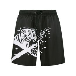 Plein Sport Badeshorts Herren Gr&ouml;&szlig;e L schwarz / wei&szlig;