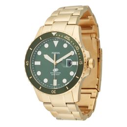 Fossil Uhr Herren Gr&ouml;&szlig;e One Size gold / dunkelgr&uuml;n