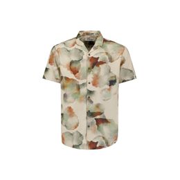 NO EXCESS Hemd Herren Gr&ouml;&szlig;e XL beige / rostbraun / oliv