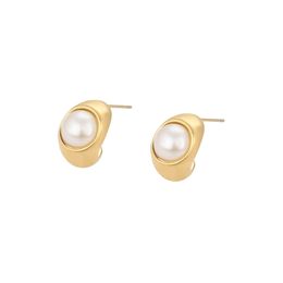 Gaya Ohrringe Damen Gr&ouml;&szlig;e One Size gold / perlwei&szlig;