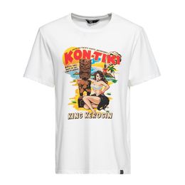 King Kerosin Shirt 'KON-TIKI' Herren Gr&ouml;&szlig;e XXXL wei&szlig;