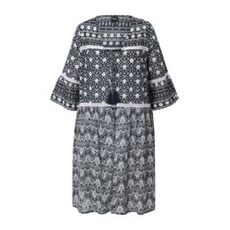 Ulla Popken Tunika Damen Gr&ouml;&szlig;e XXXL/4XL schwarz / wei&szlig;