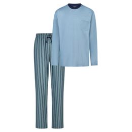 Ammann Long Pajamas 'Mix & Match' male size M Blue