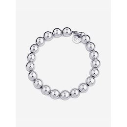 Classyandfabulous Jewelry Armband 'Kugelarmband 10mm 14k Gold filled/ 14k Ros&eacute;gold filled/ 925 Sterling Silber' Damen Gr&ouml;&szlig;e 21 cm silber