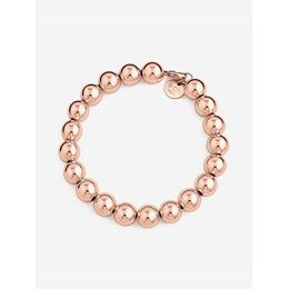 Classyandfabulous Jewelry Armband 'Kugelarmband 10mm 14k Gold filled/ 14k Ros&eacute;gold filled/ 925 Sterling Silber' Damen Gr&ouml;&szlig;e 20 cm rosegold