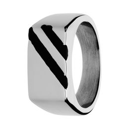 Lucardi Ring 'Coole Basics' Jungen Gr&ouml;&szlig;e 53 silbergrau / silber