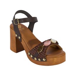 Desa Sandale 'Plateau-Sandalen' Damen Gr&ouml;&szlig;e 37 braun