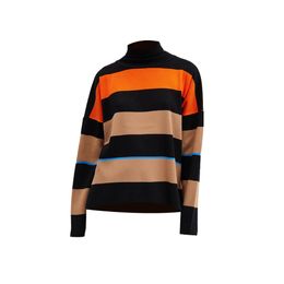 Touch&eacute; Priv&eacute; Pullover Damen Gr&ouml;&szlig;e M blau / braun / orangerot / schwarz