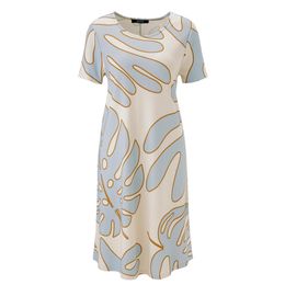Aniston Selected Kleid Damen Gr&ouml;&szlig;e 36 hellblau / naturwei&szlig; Sommerkleid
