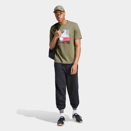 adidas Sportswear Funktionsshirt Herren Gr&ouml;&szlig;e XXXL oliv / hellrot / schwarz / offwhite