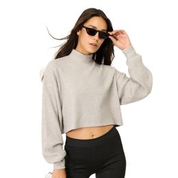 No Matter What Pullover Damen Gr&ouml;&szlig;e M grau