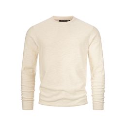Indicode Jeans Pullover ' Macedonio ' Herren Gr&ouml;&szlig;e XXL ecru