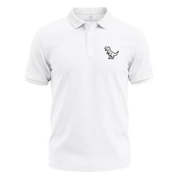 Neverless Shirt 'Polygon T-Rex' male size L White