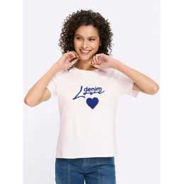 Heine T-Shirt in ecru | Gr.: 42