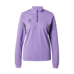 Hummel Sportsweatshirt 'Authentic' Damen Gr&ouml;&szlig;e XS lavendel / schwarz