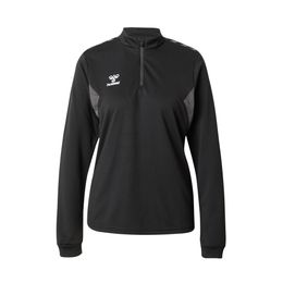 Hummel Sportsweatshirt 'Authentic' Damen Gr&ouml;&szlig;e M grau / schwarz / wei&szlig;