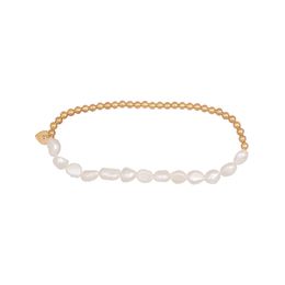 ca&iuml; Armband Damen Gr&ouml;&szlig;e One Size gold / perlwei&szlig;