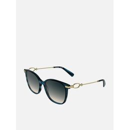Longchamp Sonnenbrille Damen Gr&ouml;&szlig;e 55 blau