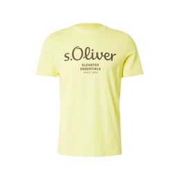 s.Oliver Shirt male size L Chocolate / Lemon
