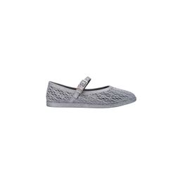 Melissa Ballet Flats with Strap 'Harper' female size 40 Silver