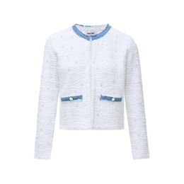 Salsa Jeans Knit Cardigan 'Perlen' female size S White