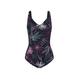 Triumph Badeanzug ' Red Label Summer Tropics ' Damen Gr&ouml;&szlig;e L gr&uuml;n / pink / schwarz