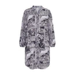 MIAMODA Kleid Damen Gr&ouml;&szlig;e 58 grau / mischfarben Sommerkleid