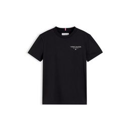 Tommy Hilfiger T-Shirt 'Essential' Jungen Gr&ouml;&szlig;e 128 schwarz / wei&szlig;