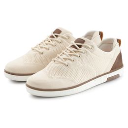John Devin Sneaker Herren Gr&ouml;&szlig;e 42 braun / naturwei&szlig; Sommerschuhe