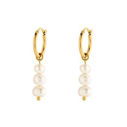 Heideman Ohrringe 'Maja' Damen Gr&ouml;&szlig;e One Size gold / wei&szlig;