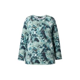 Ulla Popken Shirt Damen Gr&ouml;&szlig;e 5XL/6XL petrol / mint / schwarz / wei&szlig;