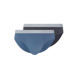 Hanro Slip / Unterhose Cotton Essentials in Stormy gray / tanzanite | Gr.: M