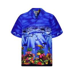 KY's Button Up Shirt 'Delfine' male size M Blue