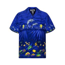 KY's Button Up Shirt 'Delfine' male size XXXL Dark blue