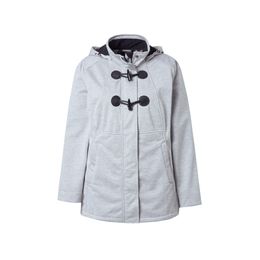 Ulla Popken Jacke Damen Gr&ouml;&szlig;e XXL/XXXL hellgrau / schwarz Sommerjacke