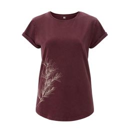 Life-tree Shirt '"Fairwear Orgnic" Pine Branch' Damen Gr&ouml;&szlig;e S rot