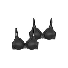 Triumph B&uuml;gel-BH ' Ladyform Soft ' Damen Gr&ouml;&szlig;e 80 schwarz