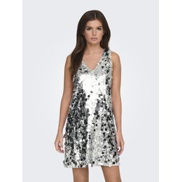 Jacqueline de Yong JDY Cocktailkleid 'CLAIRE' Damen Gr&ouml;&szlig;e 34 silber