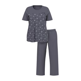 Ulla Popken Pyjama Damen Gr&ouml;&szlig;e XXL/XXXL dunkelgrau Sommerkleid