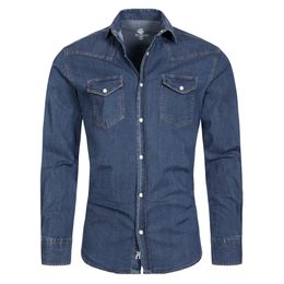 Rock Creek Hemd Herren Gr&ouml;&szlig;e S navy