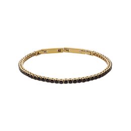 Guess Armband 'Klassisch Chic' Herren Gr&ouml;&szlig;e Onesize gold / schwarz