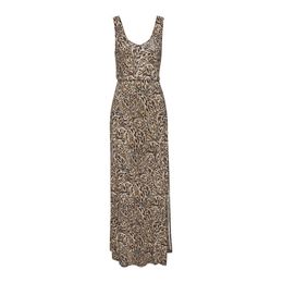 Buffalo Maxikleid in beige-jeansblau bedruckt | Gr.: 40