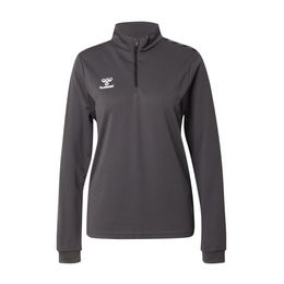 Hummel Sportsweatshirt 'AUTHENTIC' Damen Gr&ouml;&szlig;e XS dunkelgrau / wei&szlig;