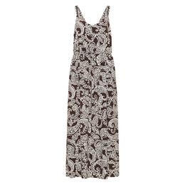 Cecil Maxikleid mit V-Neck und Print Damen Gr&ouml;&szlig;e 38 braun Sommerkleid