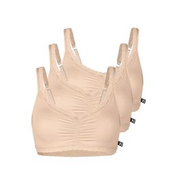 like it! Mieder 'Olivia' Damen Gr&ouml;&szlig;e S beige