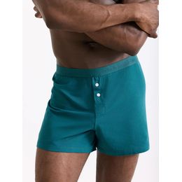 erlich textil Boxershorts 'Casual Cotton' Herren Gr&ouml;&szlig;e S petrol